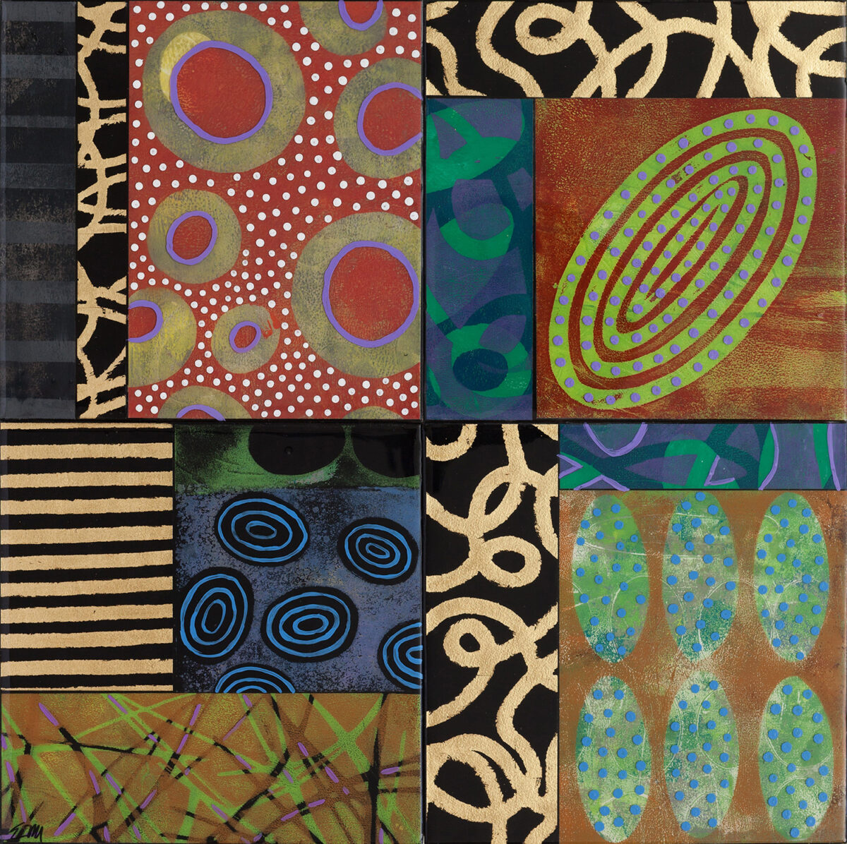 Resin Collage - Emilia Van Nest Markovich