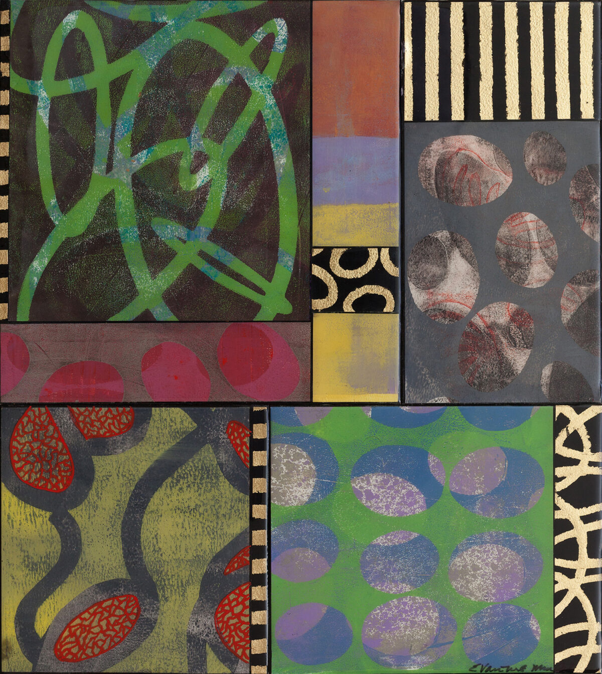 Resin Collage - Emilia Van Nest Markovich